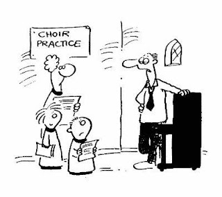 From Marta's Harvest...: Cartoon - Singing in Church Choirs