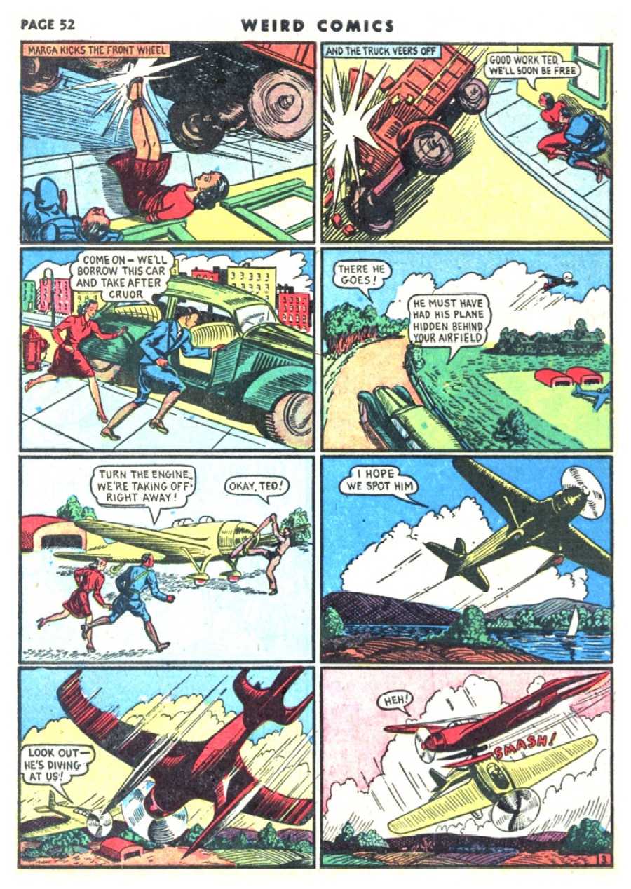 The Comic Book Catacombs: Marga the Panther Woman in "The Secret Ray ...