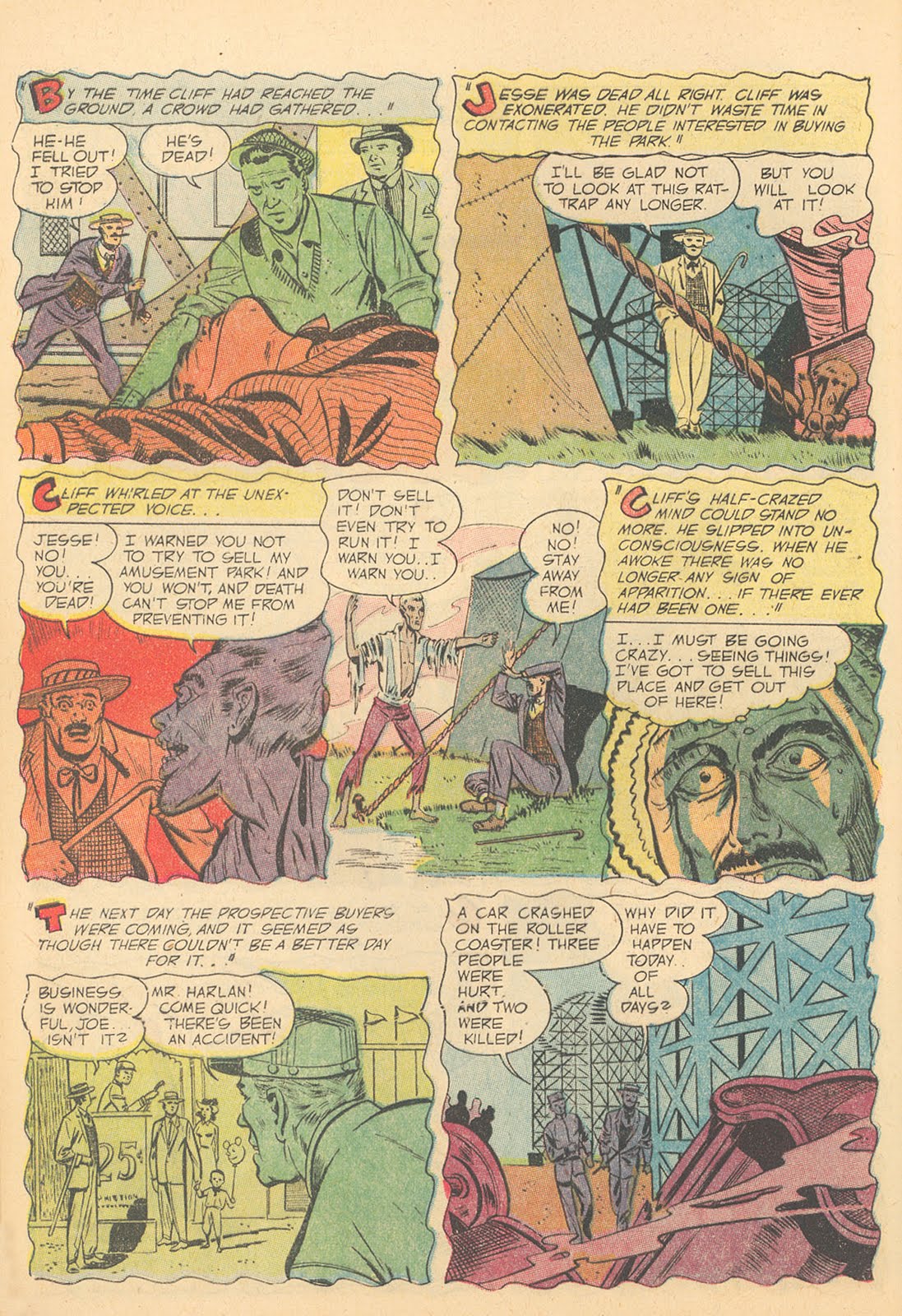 The Comic Book Catacombs: "The Amusement Park Terror" (St. John;1953)