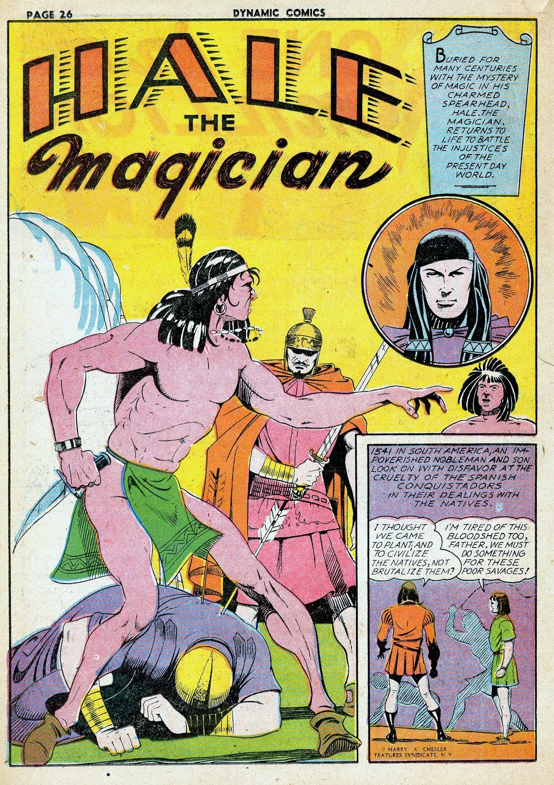 The Comic Book Catacombs: Hale the Magician (Chesler;1941)
