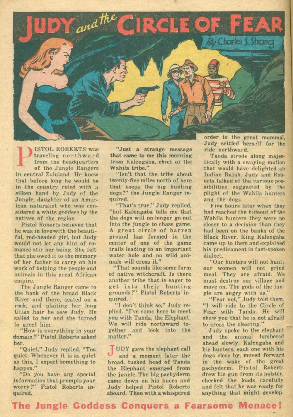 The Comic Book Catacombs: Judy of the Jungle in "Vengeance of U'Bongo ...