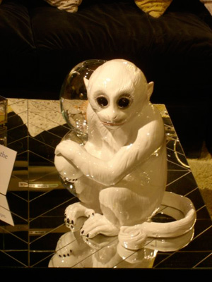 The Sojourn: Elvis presley owned a porcelain monkey.