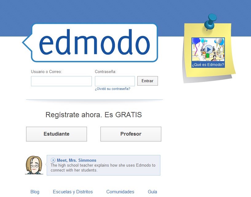 Escribo y sólo escribo: Edmodo: una manera segura de comunicarte con ...