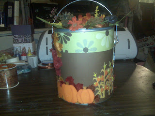Donette Scraps: Altered Paint cans