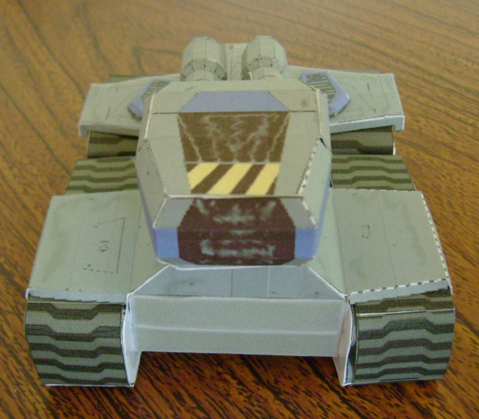 Elias paper models: Siege Tank ( StarCraft )