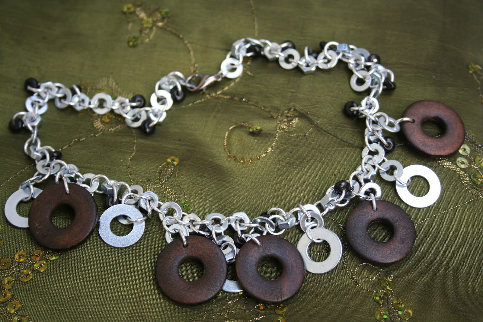 openhappyheart: HARDWARE - handmade jewelry using washers, nuts and bolts
