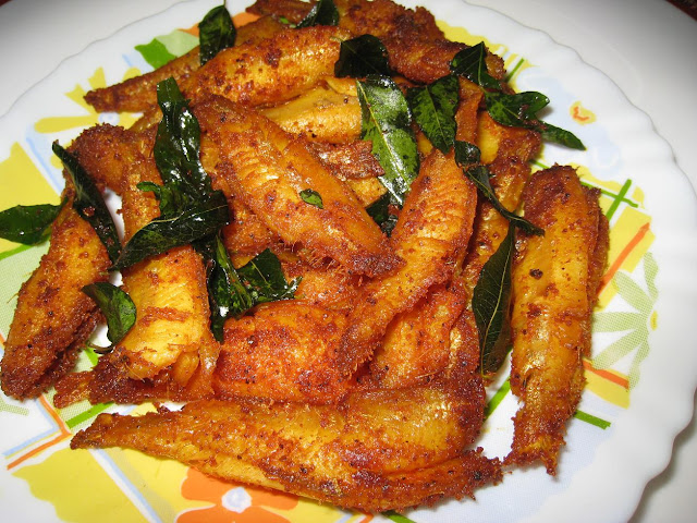 Sherly's MIcro Kitchen: Netholi Fry(Anchovies Fry)