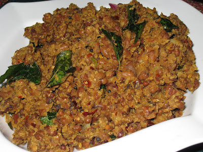 Sherly's MIcro Kitchen: Red Gram Thoran