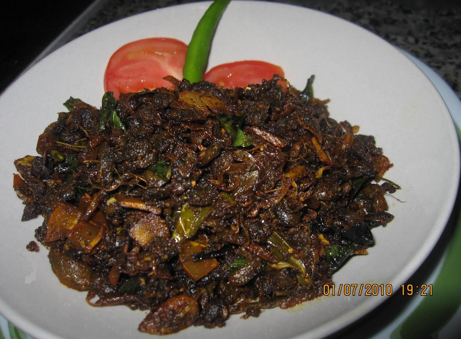 Sherly's MIcro Kitchen: Mussels Fry (Small Size) - Kakka Erachi Fry
