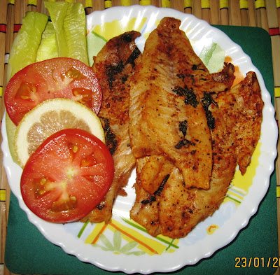 Sherly's MIcro Kitchen: Home Made ( Microwave) Grilled Fish Fillets