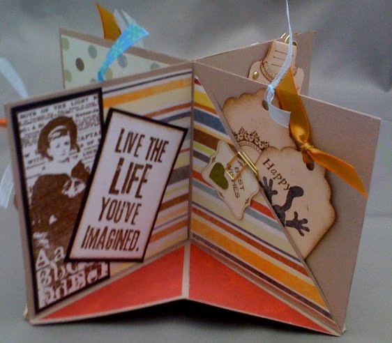 Craft Paper Scissors: Christian's 13th Birthday Mini Book