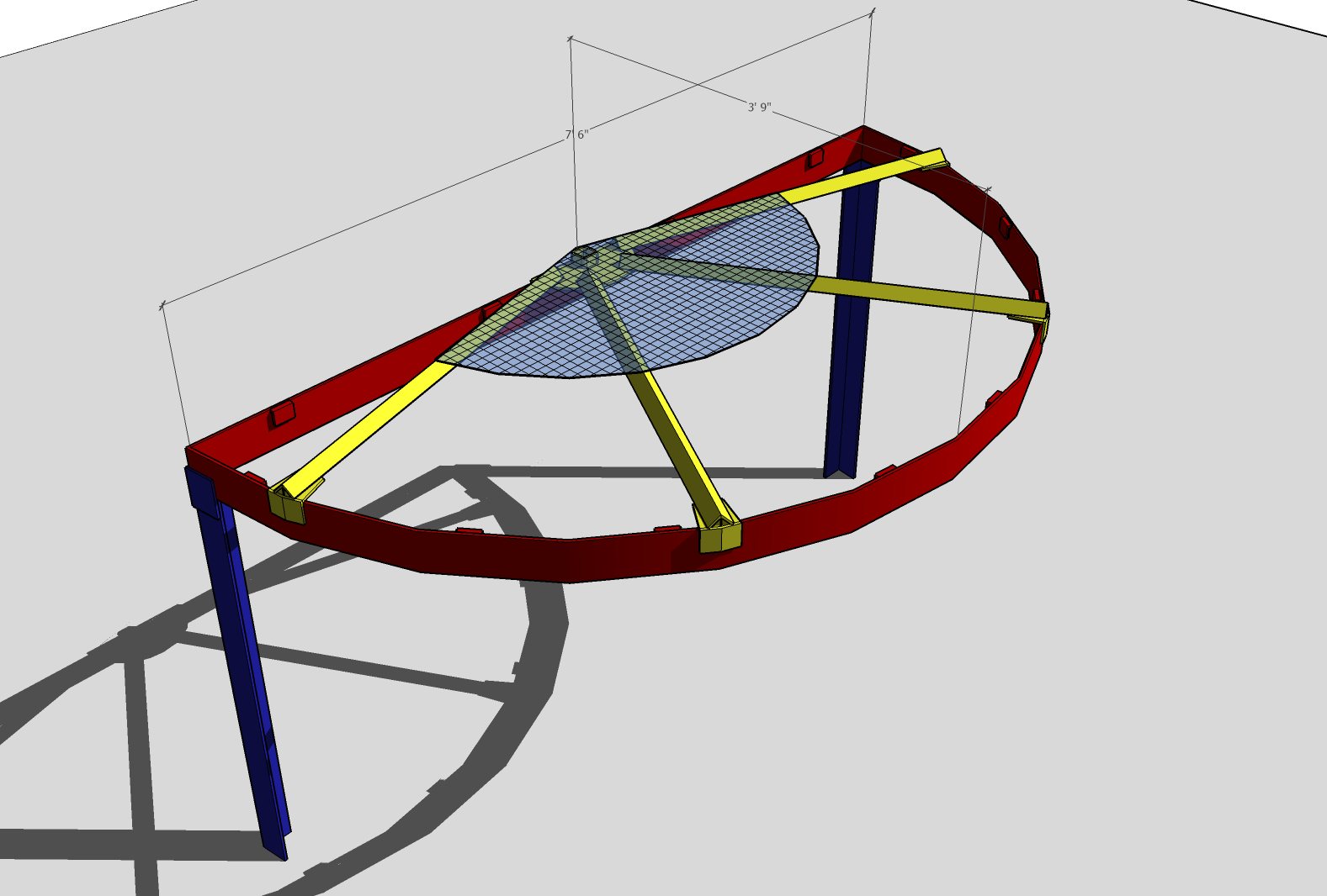 TCI Lane Ranch: Aquaculture Tanks - Rim Frame