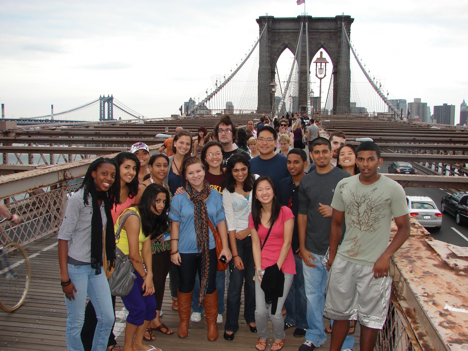 BC Rez Life: Brooklyn College Rez Life Walks the Brooklyn Bridge