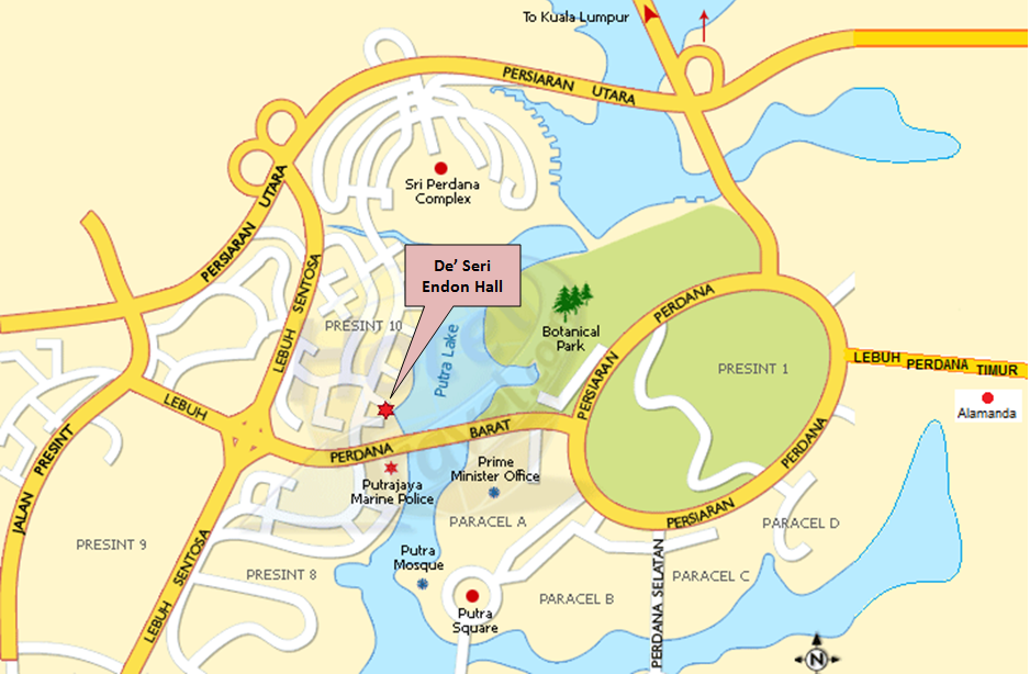 Uniten Graduation Night 2010: MAP TO THE VENUE