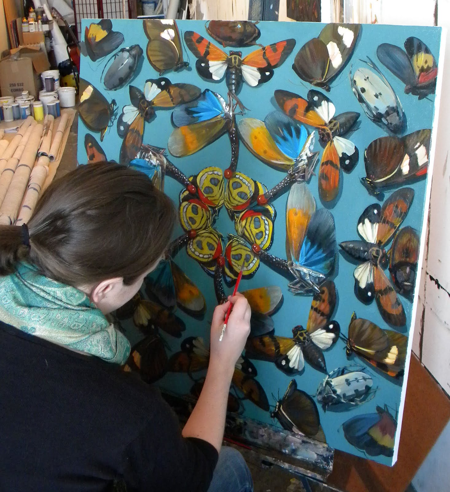 Insect Art: New Insect Paintings by Augustina Droze