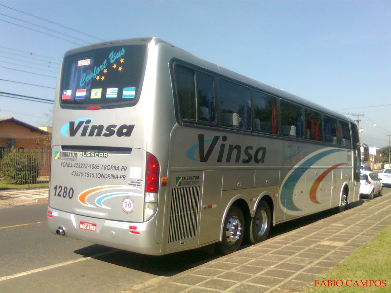 busólogos do sul do brasil: BUSSCAR JUM BUS 380 SCANIA K124 VIAÇÃO VINSA