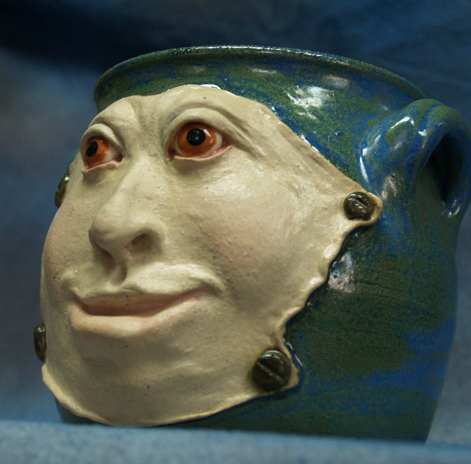 The Art of Lucky Stradley: My son says that I make ugly mugs and face ...