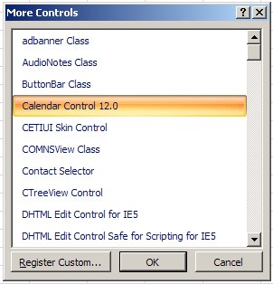 Web Blog Tutorial: Insert a Drop Down Calendar Menu In Excel – Choose a ...
