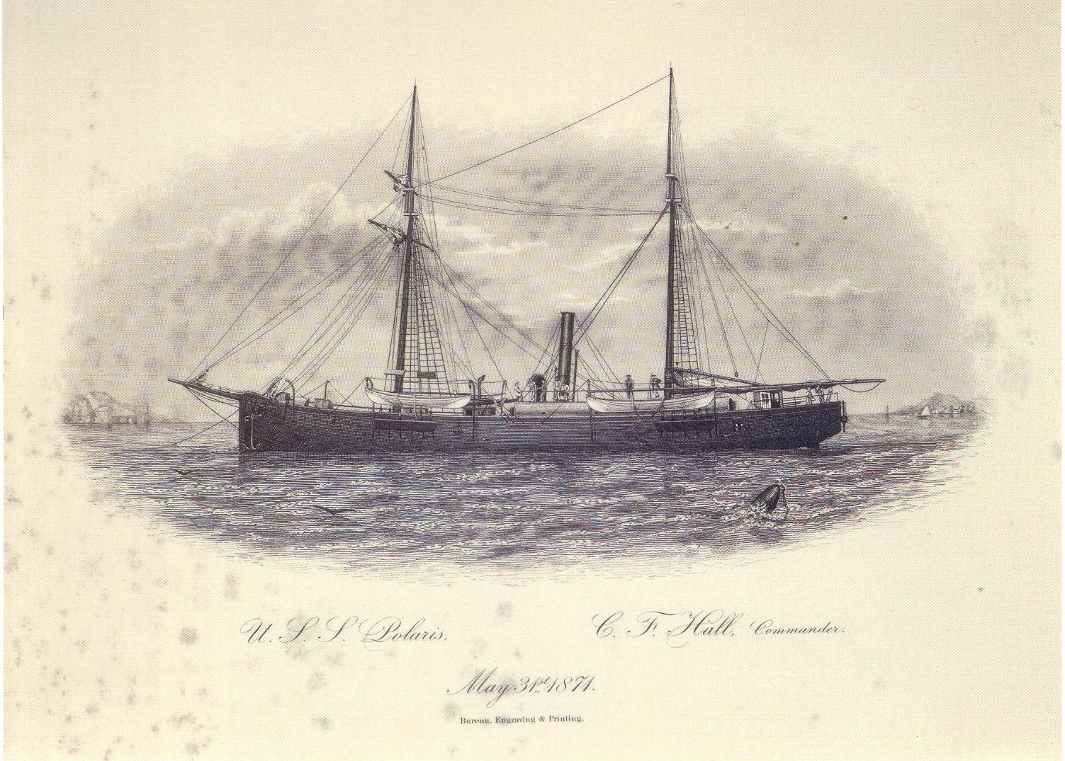 My Picture Postcards: USA - North Pole Exploration - USS Polaris