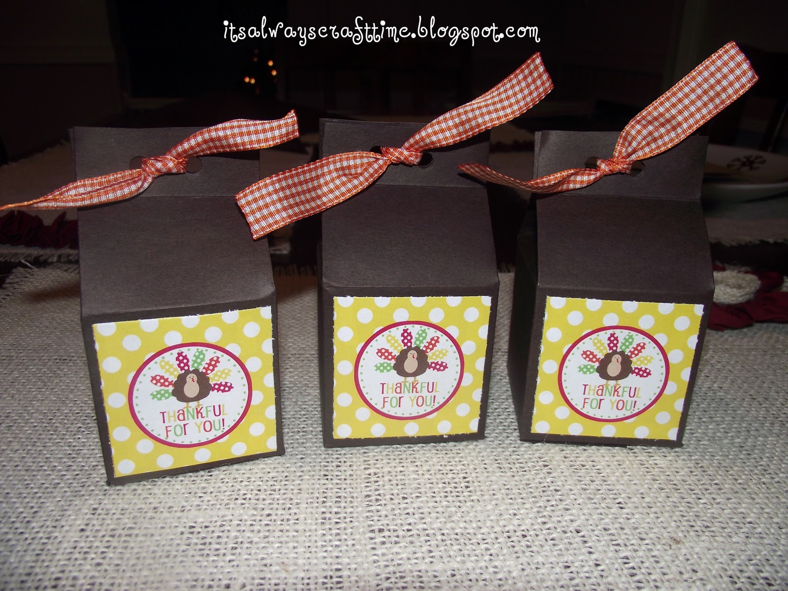 It's Always Craft Time: Thanksgiving Boxes