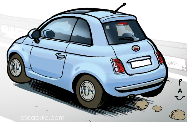 CARicature: Fiat 500. – Escapula Comics