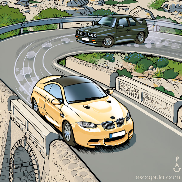 CARicature: BMW M3. – Escapula Comics