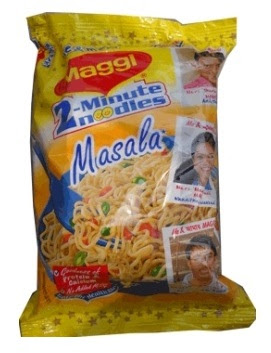 From the backseat of an autorickshaw: Me & Meri Maggi