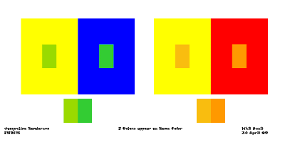 My Pictures and Videos: Two Colors Appear as the Same Color