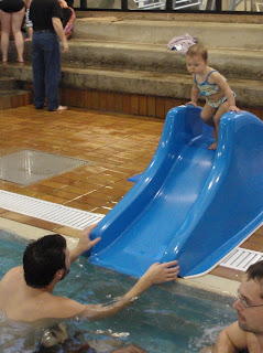 Pete and Mel Harthoorn: Swimming at Nicholas Sheran