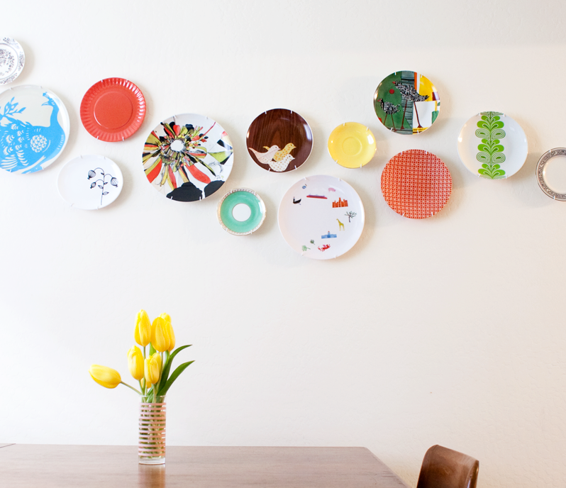 Anne Makes: Plate Wall for my Kitchen