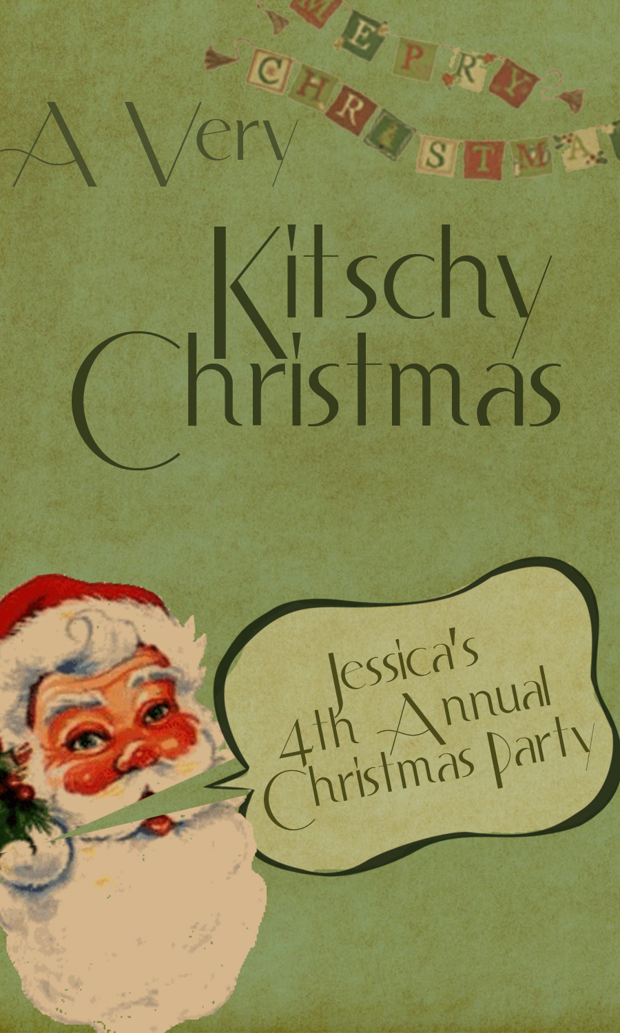 Heather Peter graphic design: Kitschy Christmas!