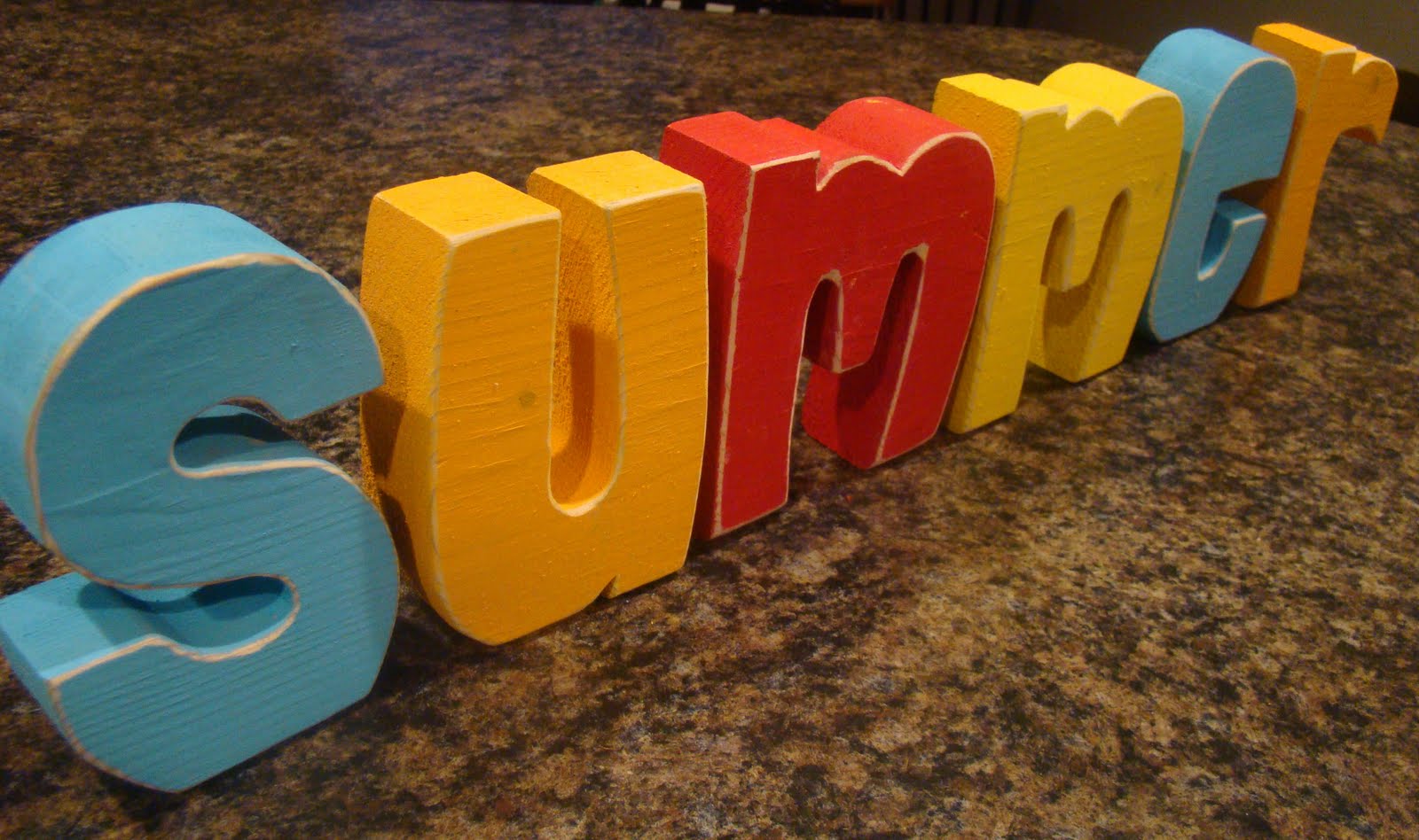 A~F Creations: SUMMER Chunky Letters
