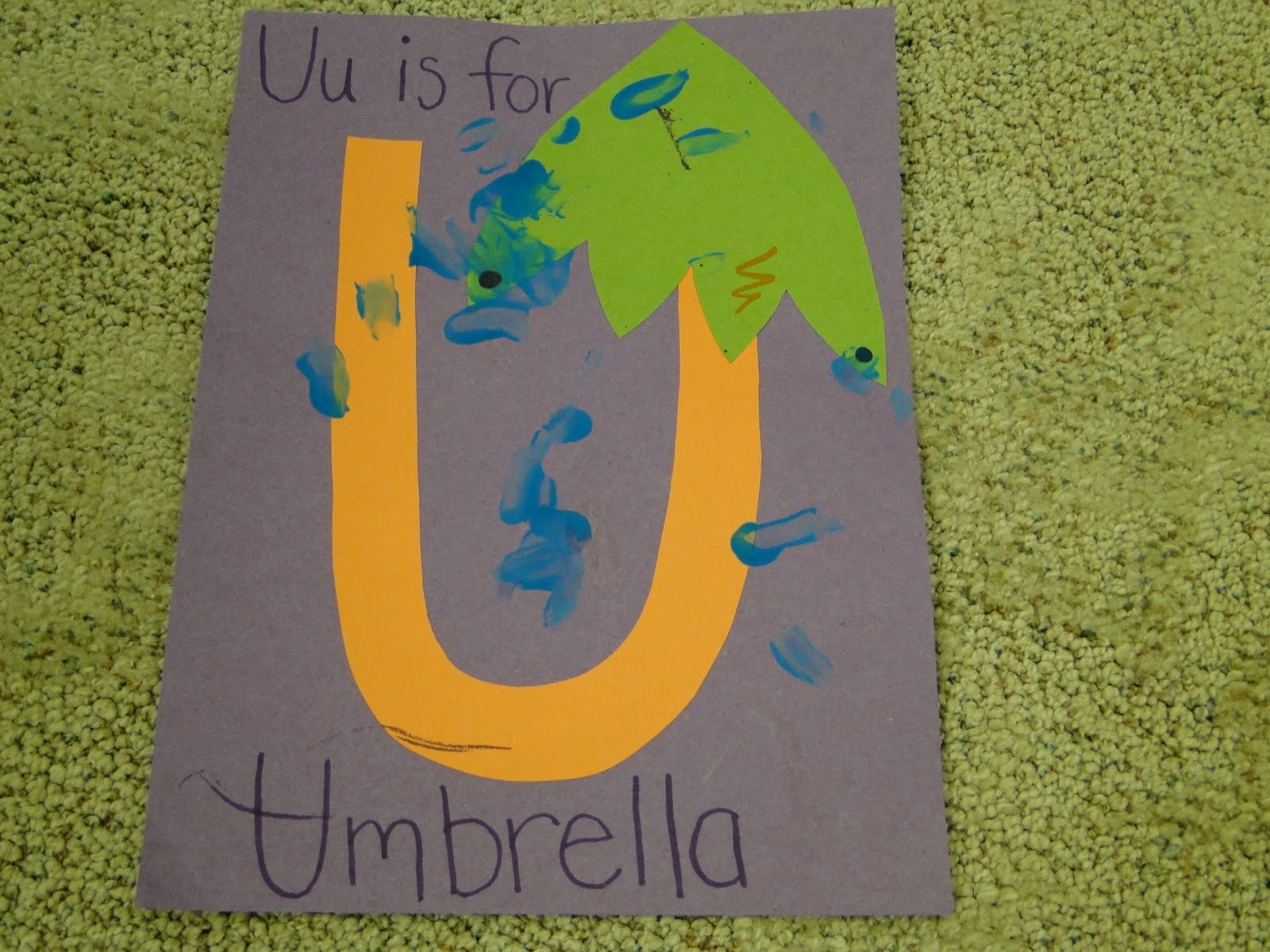 .little moments.: tot school - letter u