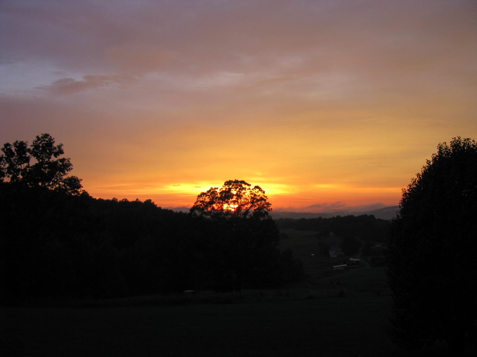 Virginia scenery: Virginia sunset after storm