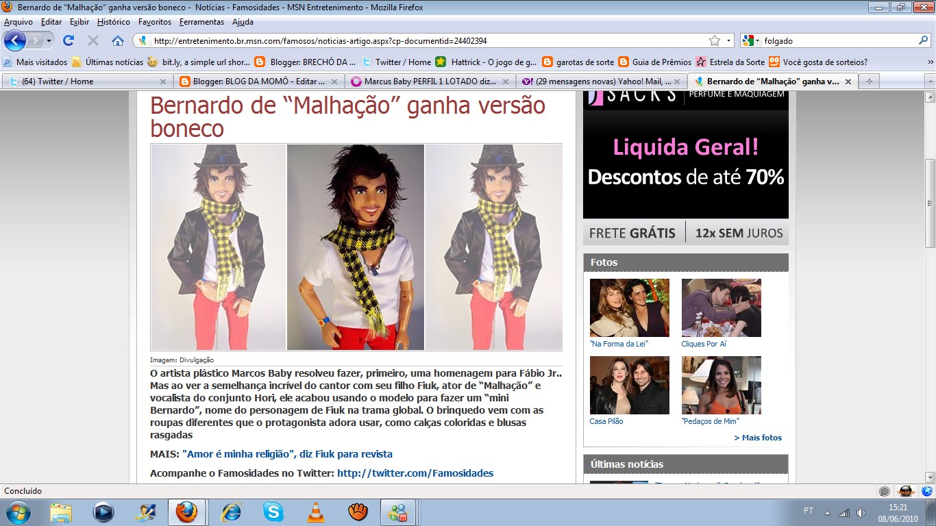 BONECOS DO BABY: Ainda sobre boneco "Fiuk"...