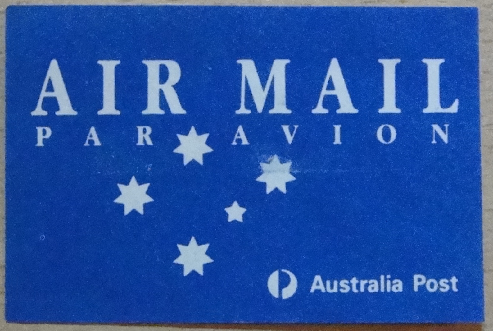 International Airmail And Priority Mail Labels: Australia: Airmail labels