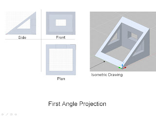 DrawingTech: Orthographic Drawing (1st Angle Projection)