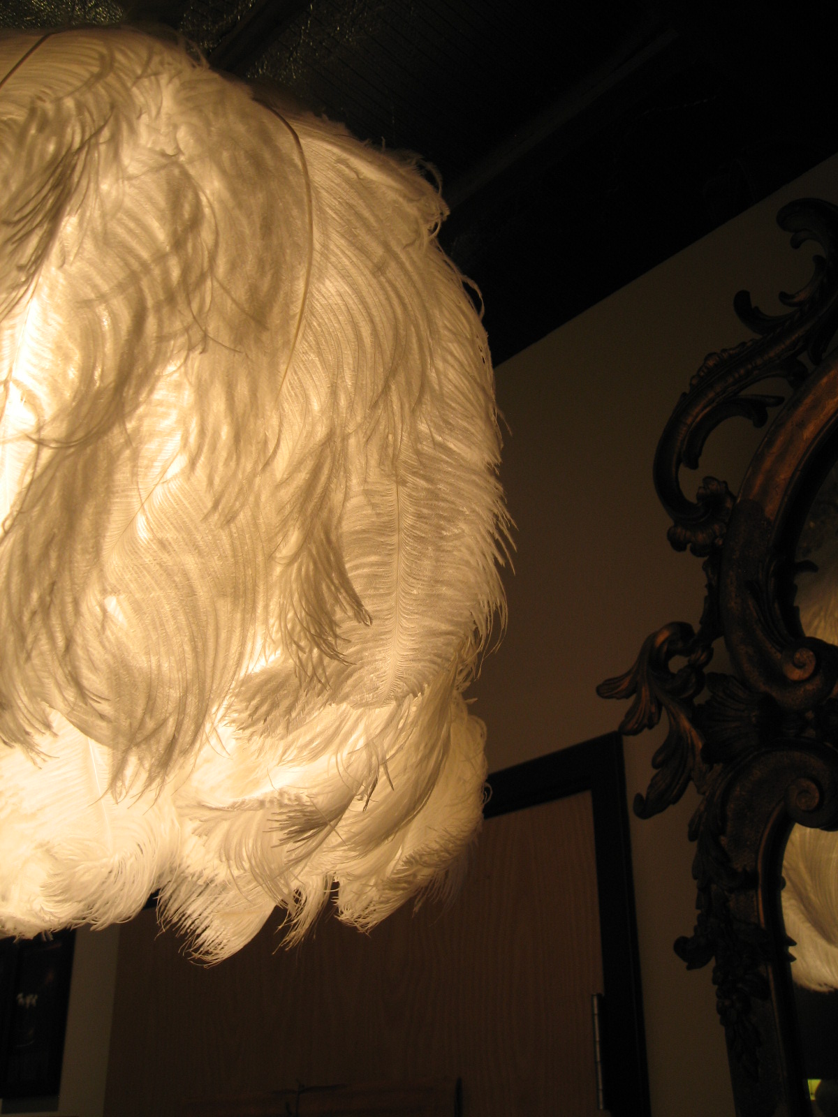 According to BRASWELL: Feather Light Fixture