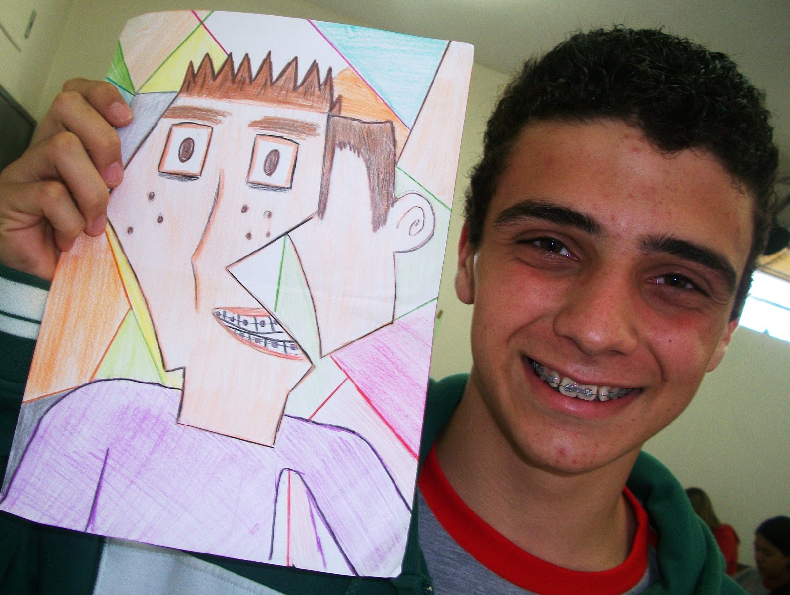 Arte de Mestre: ° Autorretrato Cubista