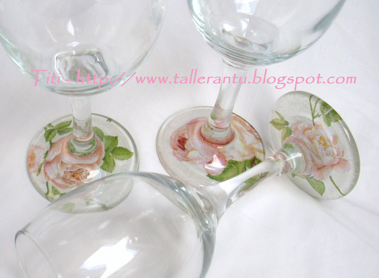 "Taller Antü": 476- Copas Rosas