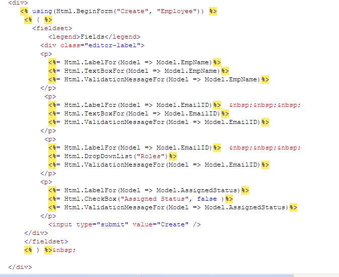 experience .net: ASP.NET MVC 2 Code Sample