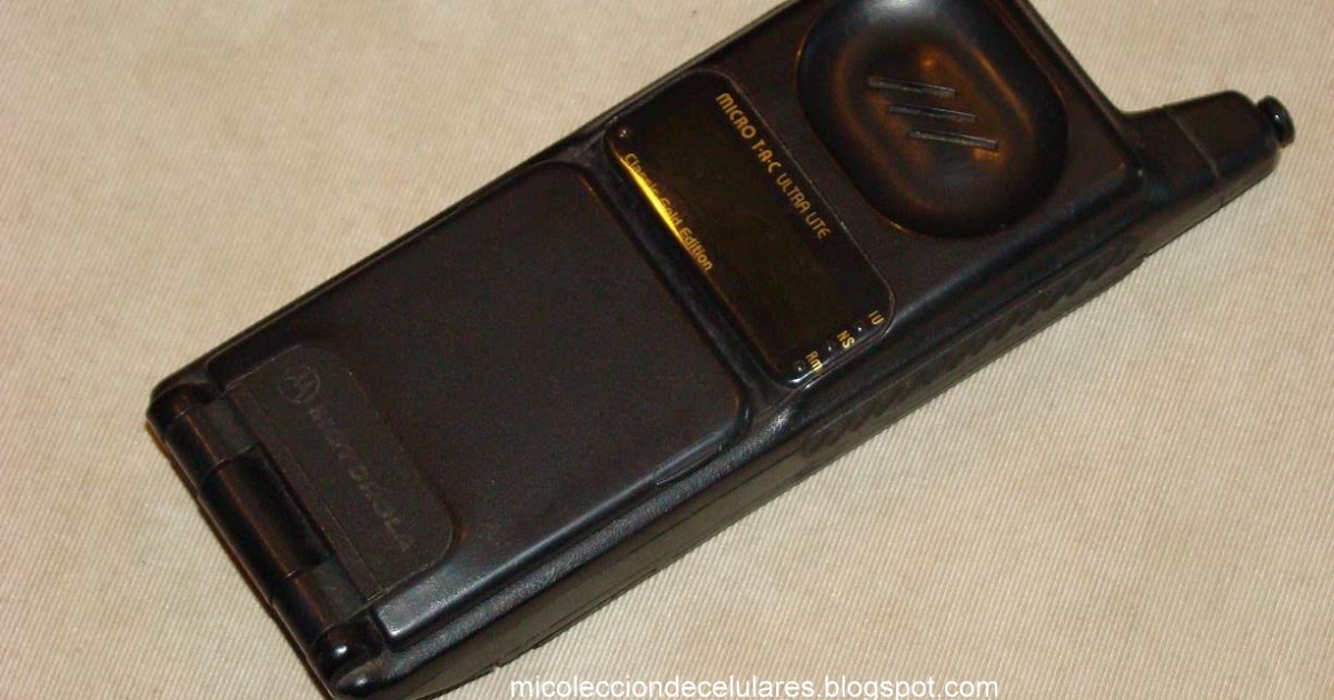 museo del celular: #93 Motorola MicroTac Ultra Lite Classic Gold Edition
