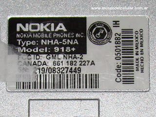 museo del celular: #203 Nokia 918+