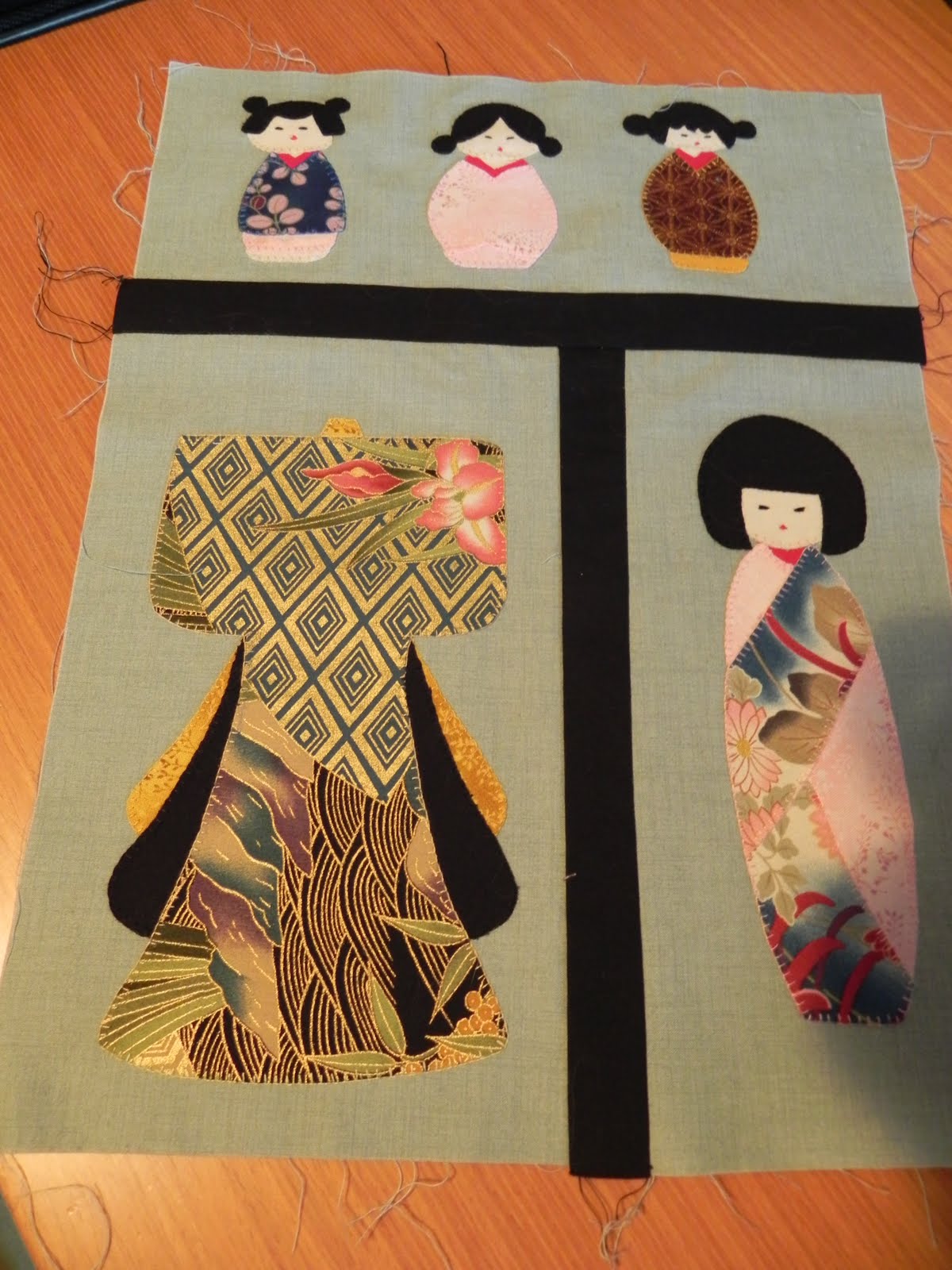 El blog de Montse. Puntada a puntada: That Japanese Doll Quilt