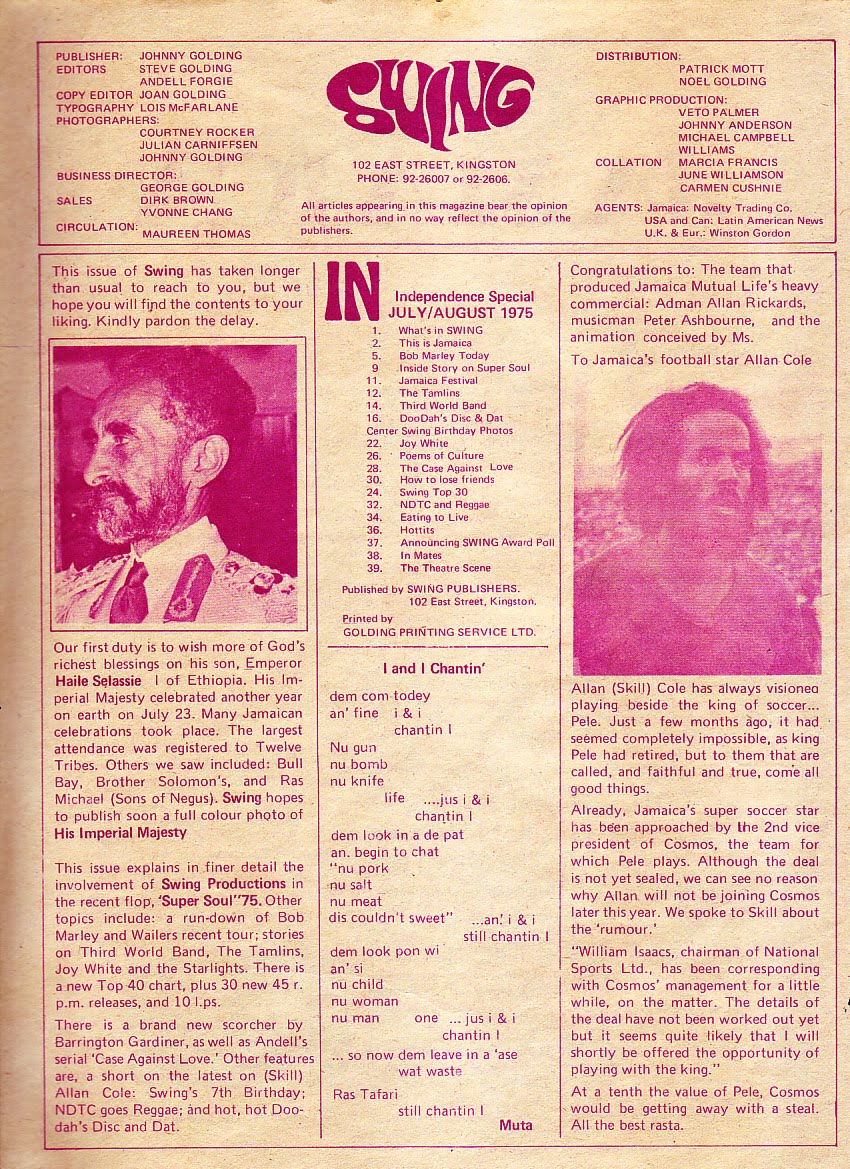 DDS BLOG: From The Archives: Swing Magazine July August 1975 Part 1!
