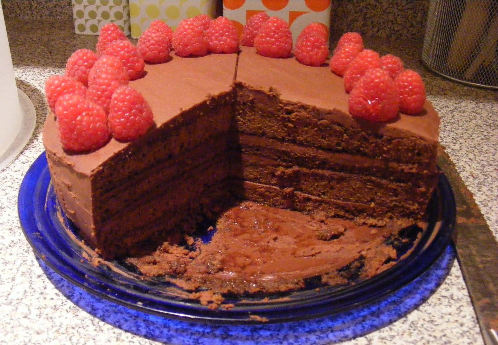 Flour & Chocolate: Chocolate Raspberry Genoise