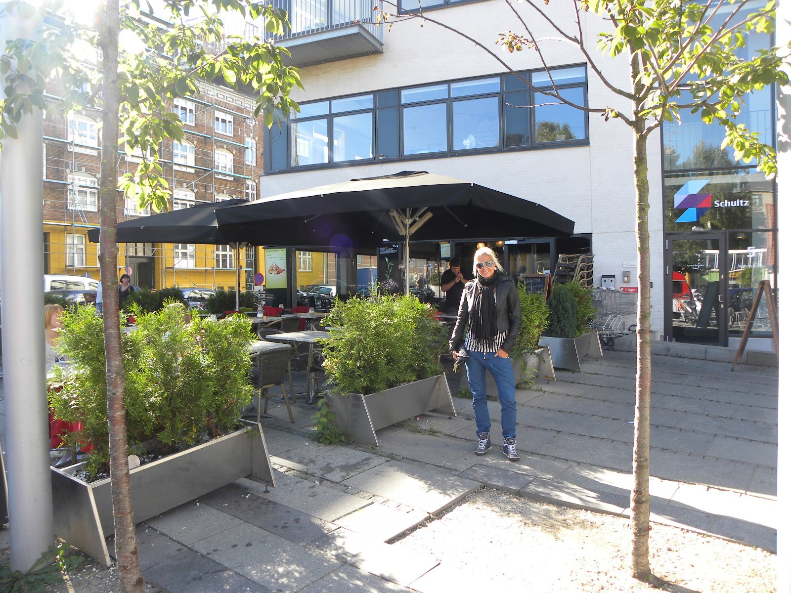 Supermarie: Søndagen stod både på Café besøg og fodbold