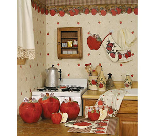 The Sunny Sunflower House: Apple themed kitchen