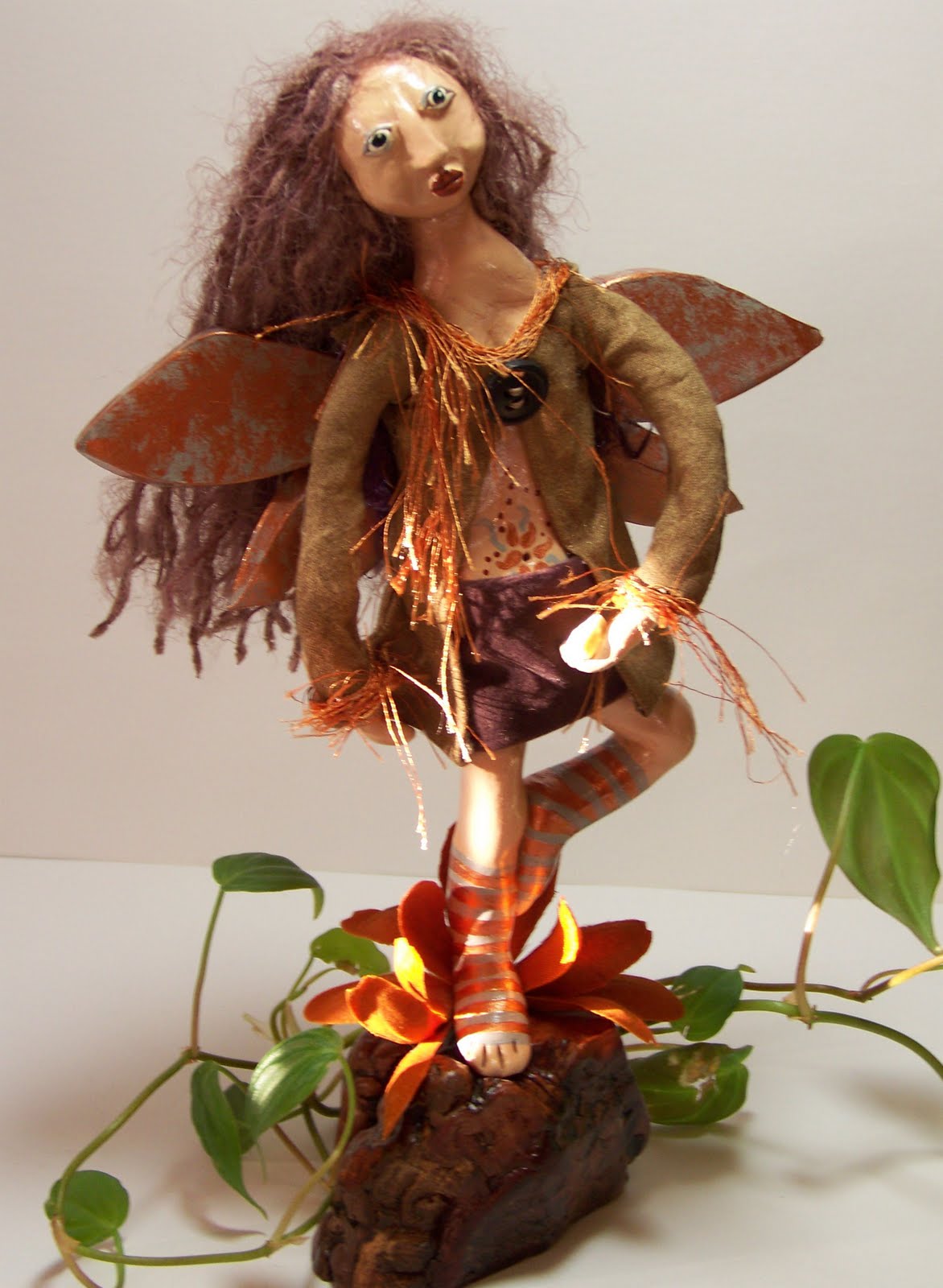 Wisdom Keeper Art Dolls: Jenny JuneBug ~ Mountain Fairy