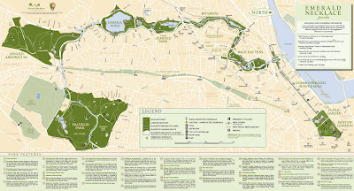 Run in Boston - The EMERALD NECKLACE!